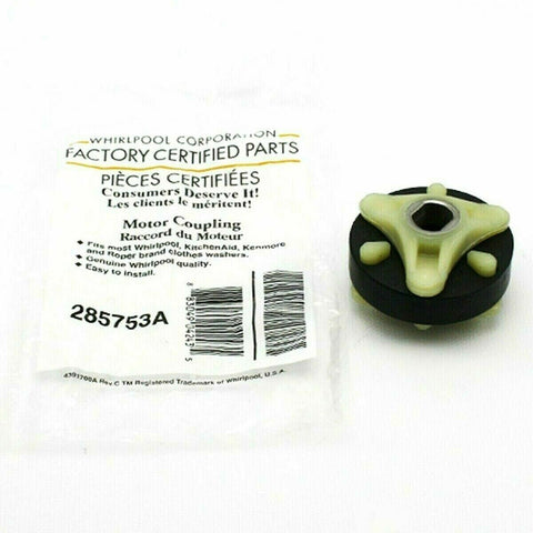 New Genuine OEM 285753A Whirlpool Washer Washing Machine Motor Couplin ...